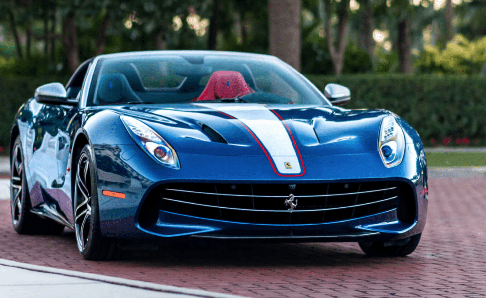 Blu-Nart-Interior-Black-and-Red-Leather-Red-Stitching-Serial-1-Ferrari ...