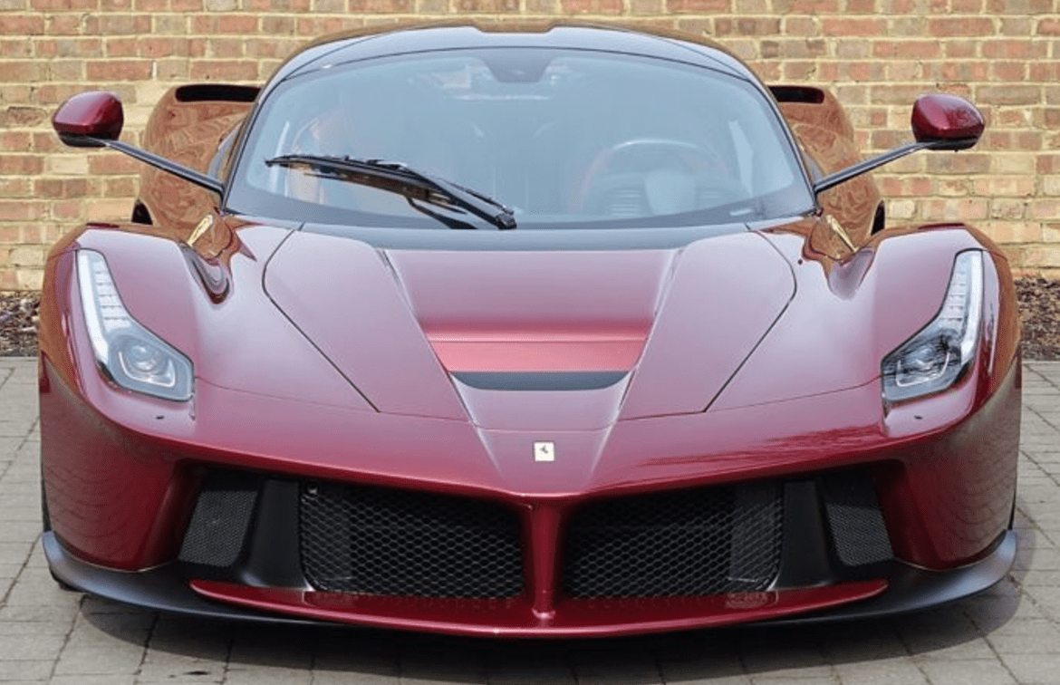 LAFerrari 1/1 dark red.Gold wheels alcantara interior – Agent4Stars.com