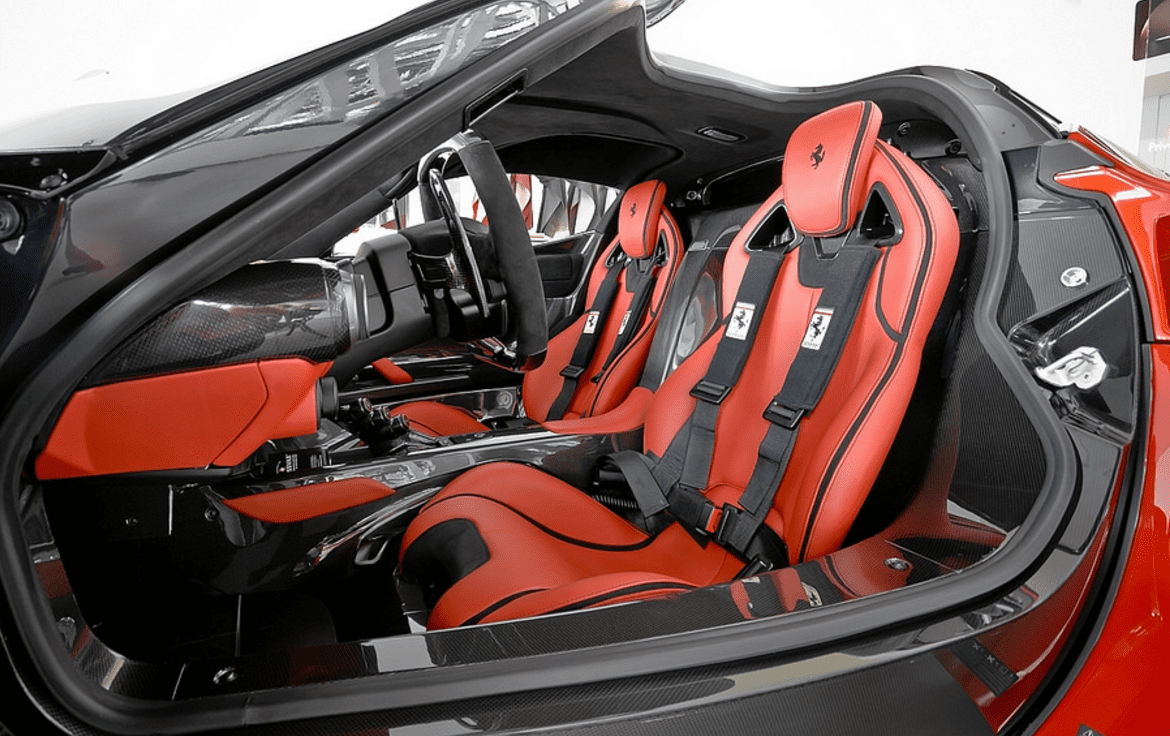 Red 2014 EU LaFerrari red leather seats – Agent4Stars.com